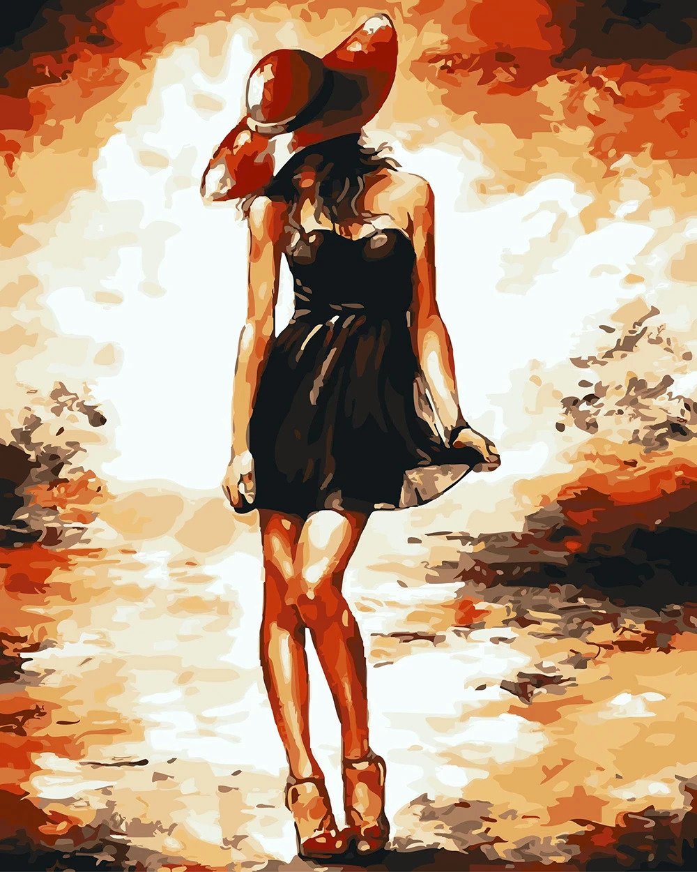 Gorgeous Woman - Paint By Number Art – AllPaintbyNumbers