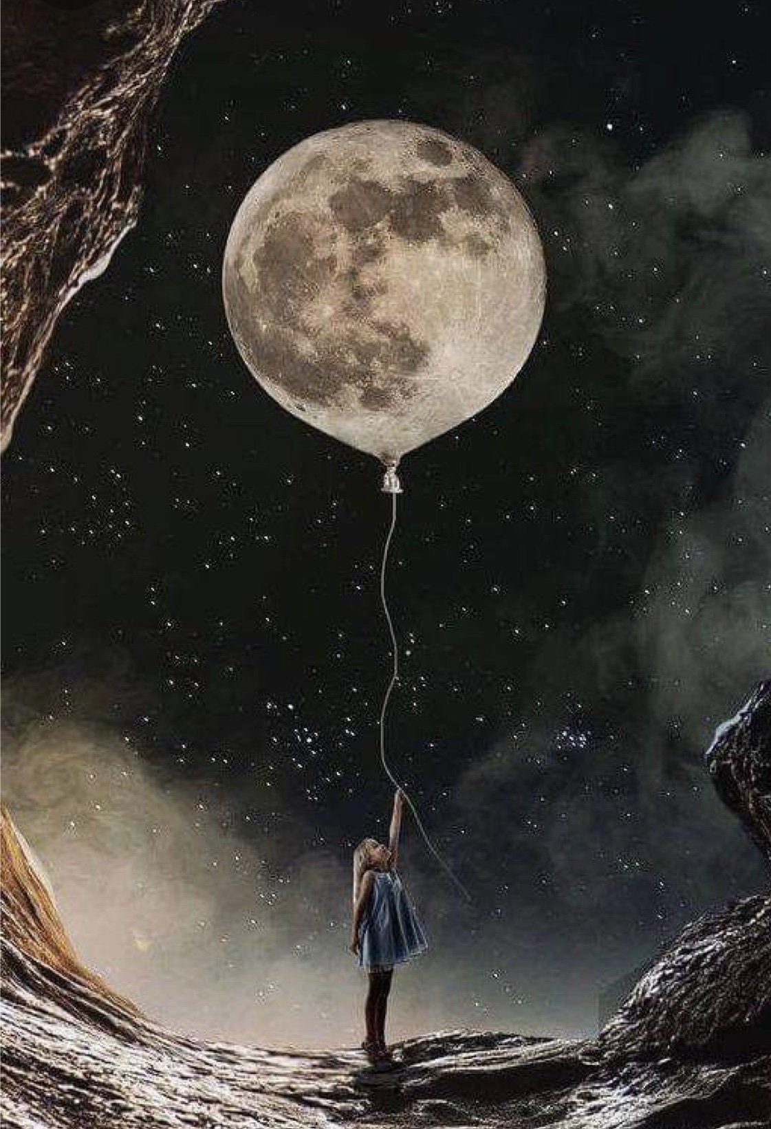 Moon Balloon Art - PBN Kit – AllPaintbyNumbers