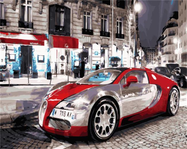 Bugatti Painting – AllPaintbyNumbers